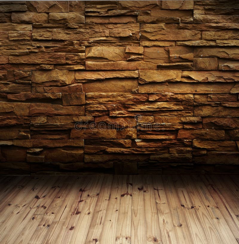 Brick wall and floor stock image. Image of grunge, brown - 18737695