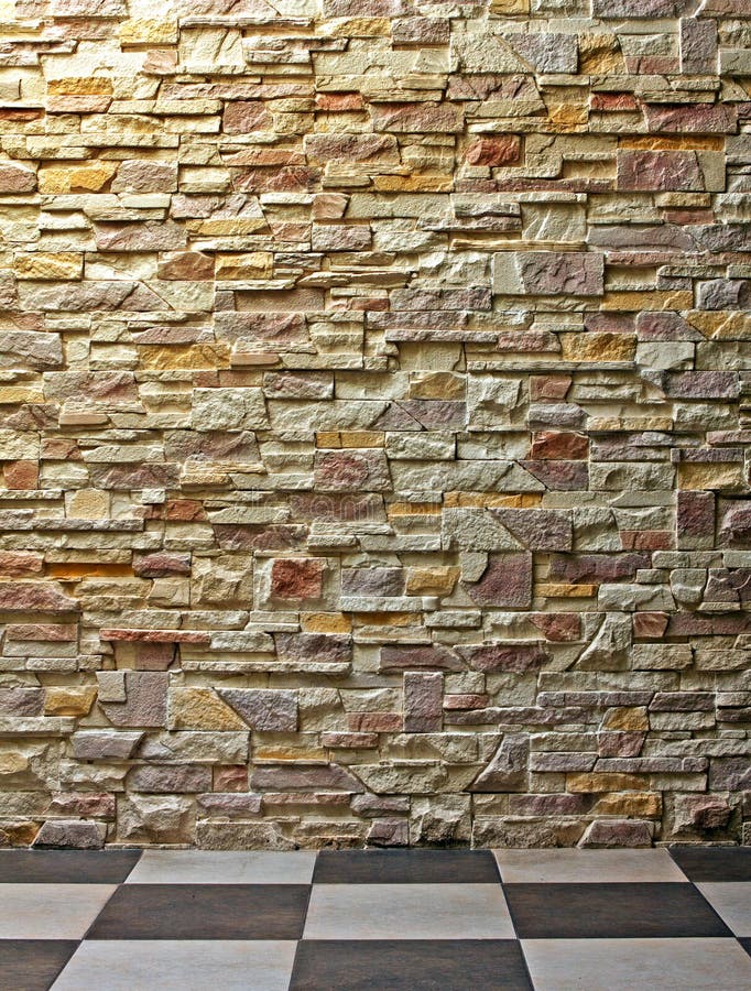 Brick Wall and floor stock image. Image of cement, floor - 38448535