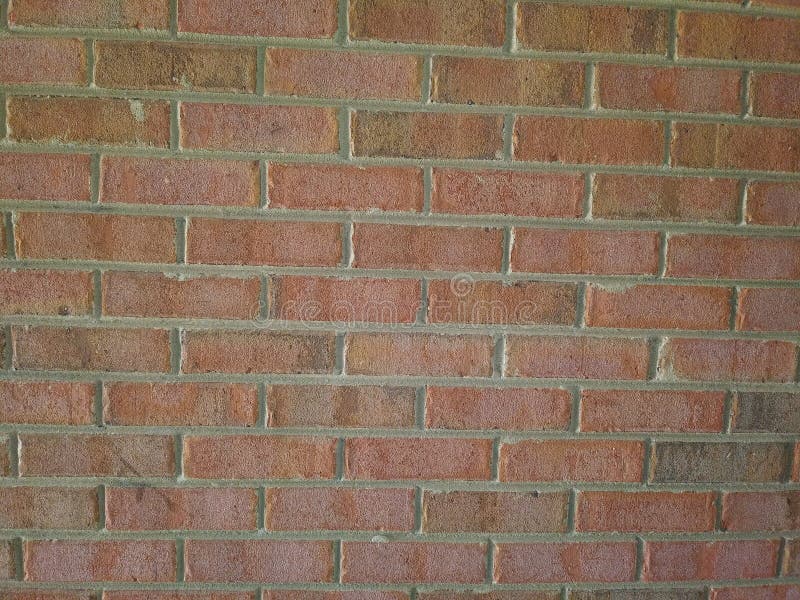 Brick Wall Front View Solid Stock Photo - Image of iron, roof: 190910000