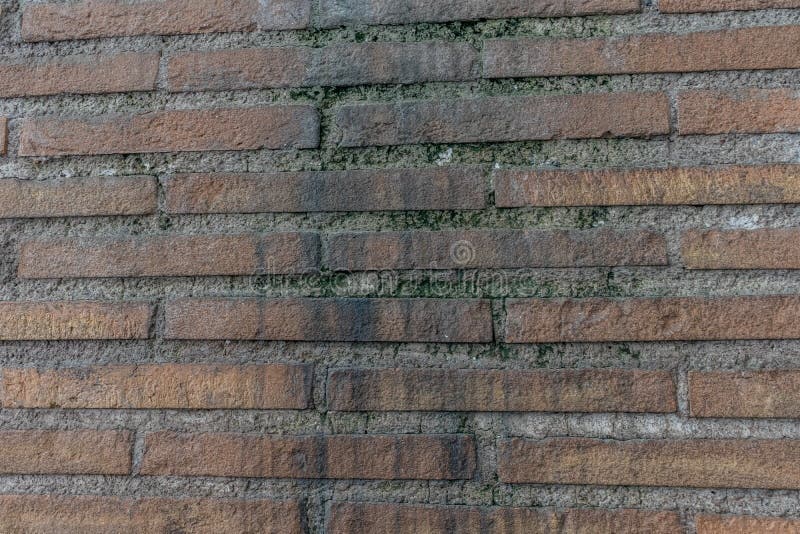 Brick Wall with Horizontal Bricks Stock Photo - Image of tourism ...