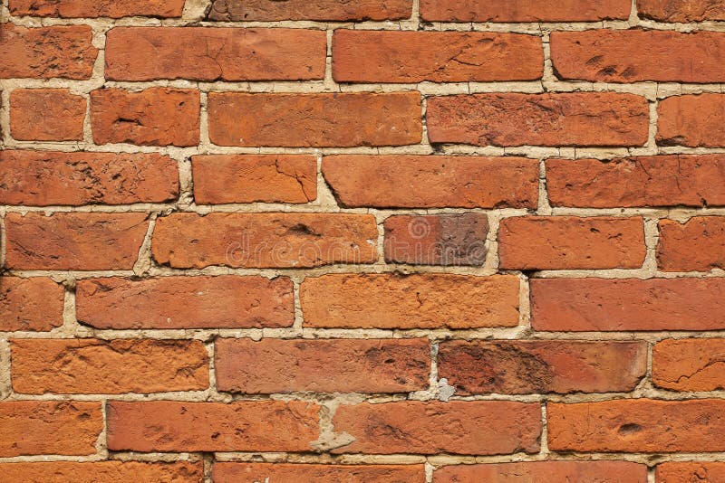Brick Wall Horizontal Texture Stock Image - Image of orange, rectangle ...