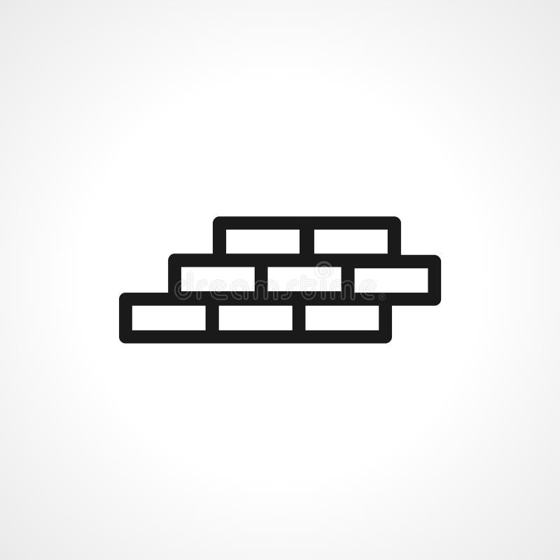 Brick Wall Icon. Brick Wall Vector Icon. Brick Wall Isolated Icon Stock ...