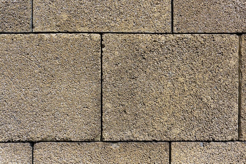 Brick Wall with Large Bricks. Stock Image - Image of architecture ...