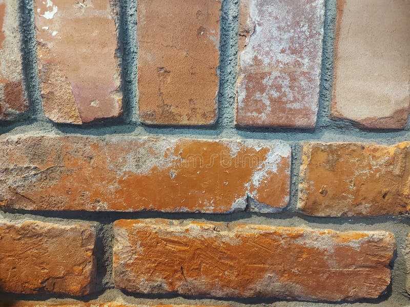 Brick Wall with a Large Plan Stock Photo - Image of cobblestone, window ...