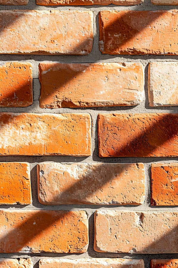 Brick Wall with Light and Dark Bricks in Herringbone Pattern. Generative AI Stock Image - Image ...
