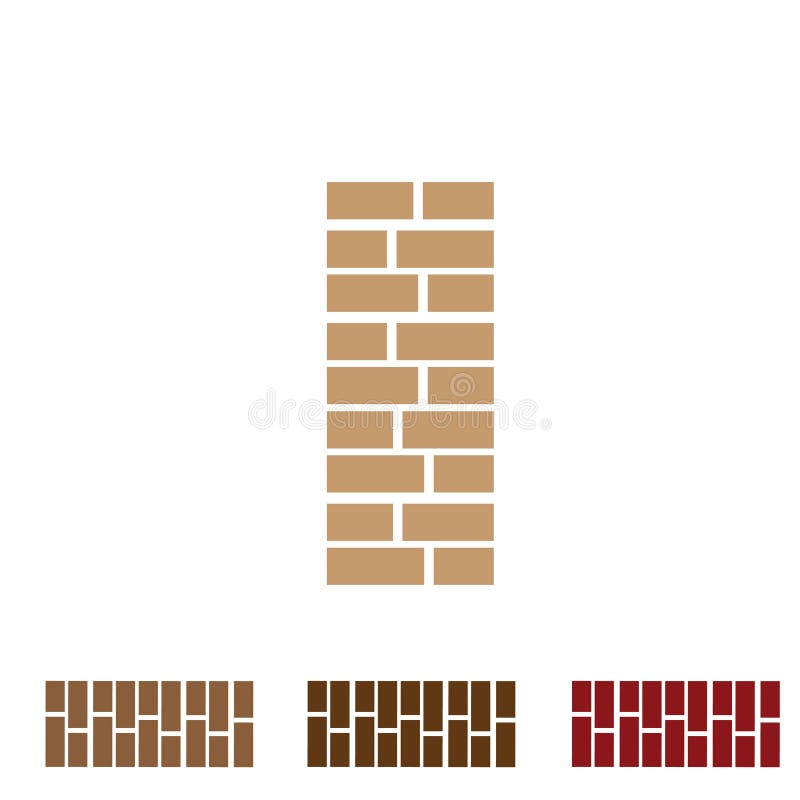 Brick wall logo vector stock vector. Illustration of equipment - 174359129