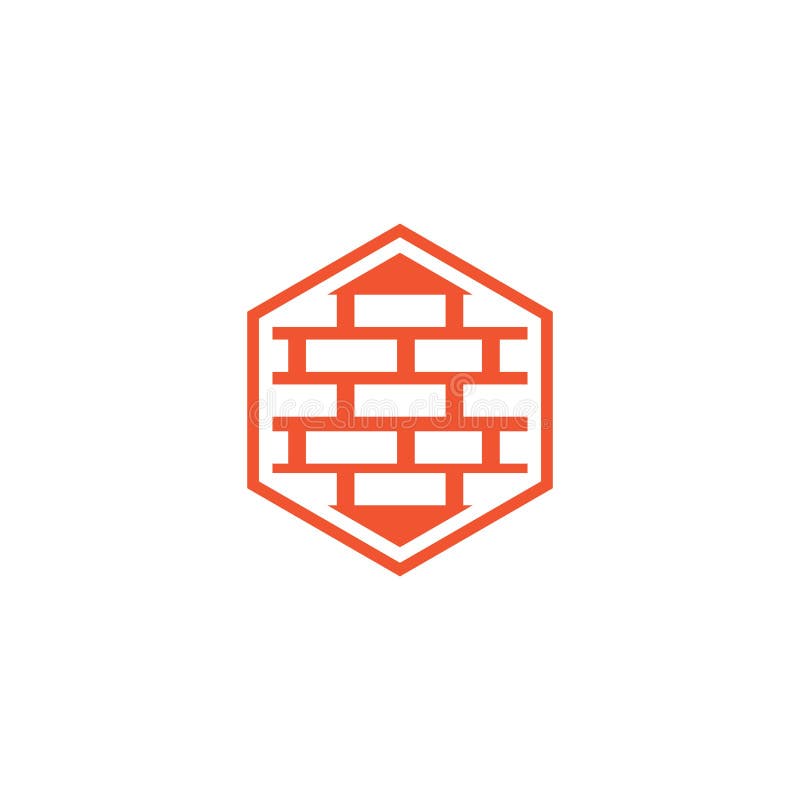 Brick wall logo vector stock vector. Illustration of abstract - 152878899