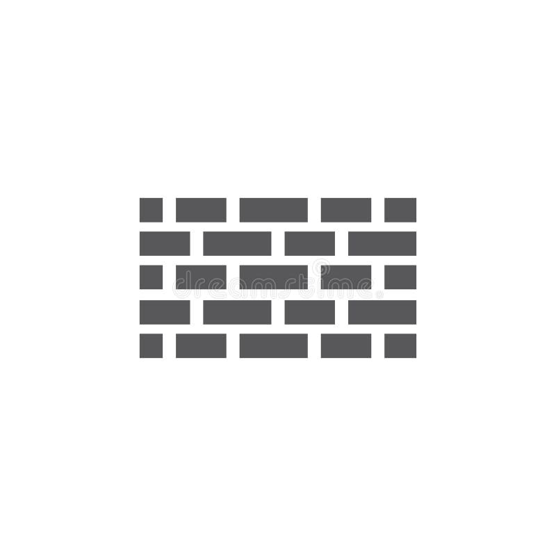 Brick wall logo vector stock vector. Illustration of concept - 152879004