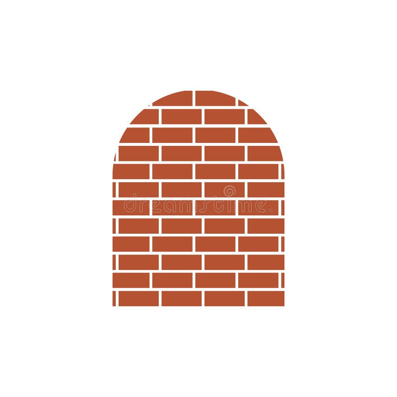 Brick wall logo vector stock vector. Illustration of decor - 239982552