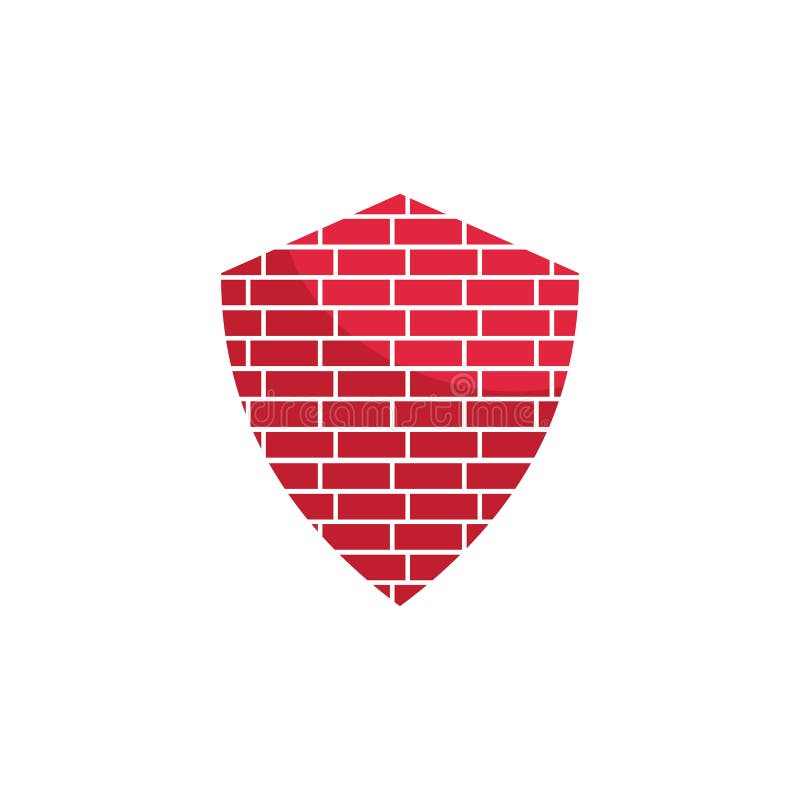 Brick wall logo vector stock vector. Illustration of masonry - 239982568