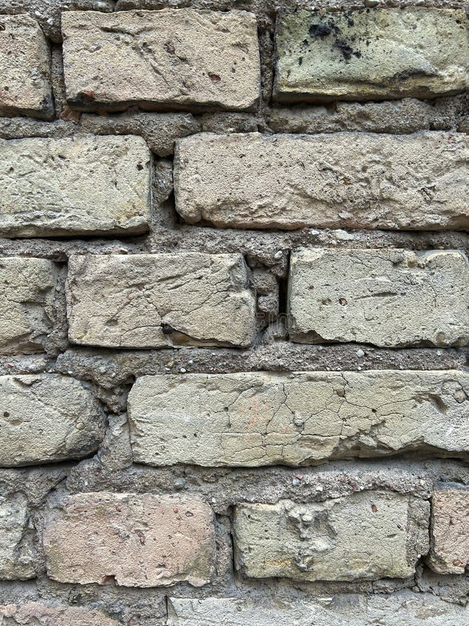 Brick Wall Masonry of the Beginning of the 20th Century Stock Image ...