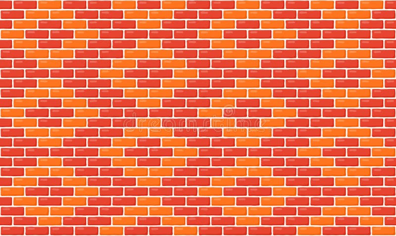 Brick Wall Masonry Seamless Pattern. Brown Decorative Brickwork ...