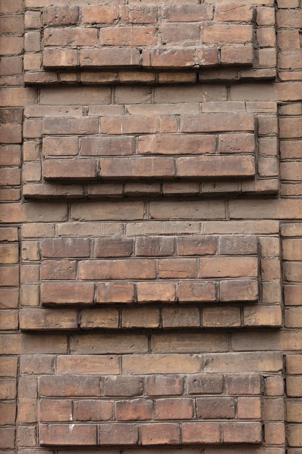 Brick Wall of an Old Building. an Ancient Architectural Structure Made ...
