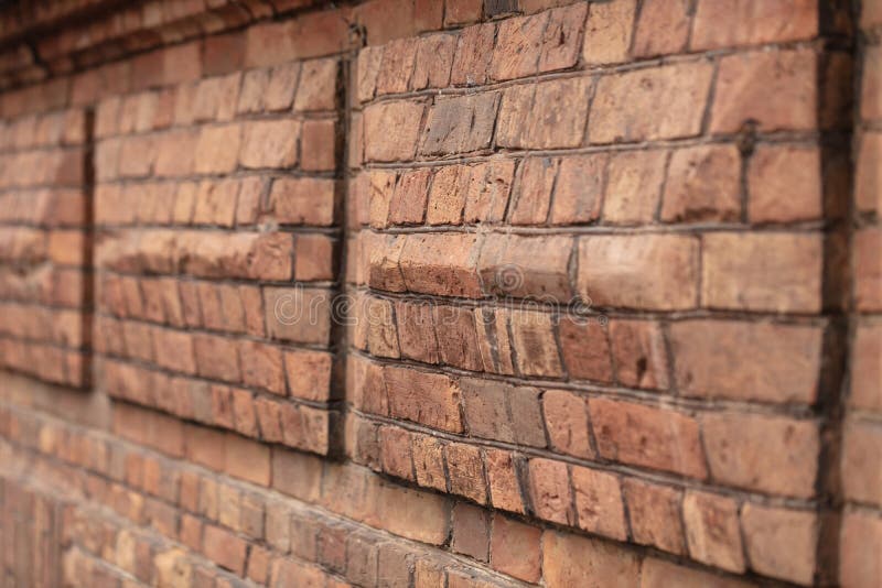 Brick Wall of an Old Building. an Ancient Architectural Structure Made ...