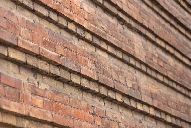 Brick Wall of an Old Building. an Ancient Architectural Structure Made ...