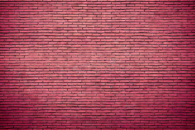 Brick Wall. Old Vintage Brick Wall Pattern Stock Illustration ...