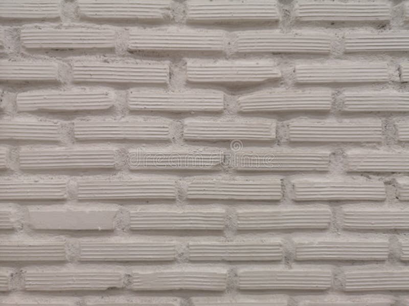 Brick Wall Paint White Color Texture Material Pattern Background Stock ...