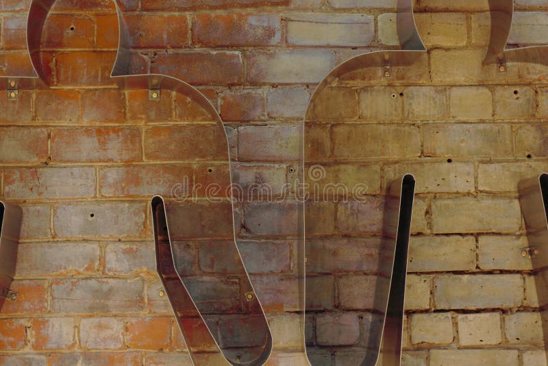 Brick wall stock image. Image of painted, design, creativity - 55558451