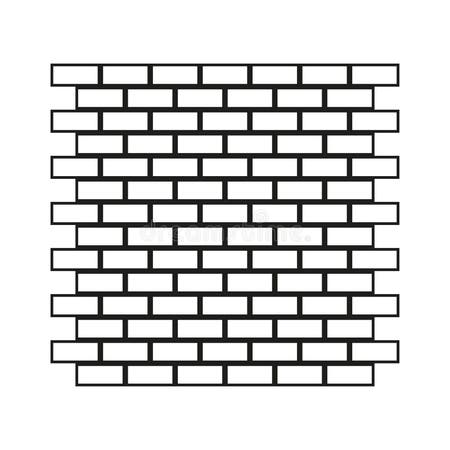 Brick Wall Pattern. Building Texture Design. Masonry Construction ...