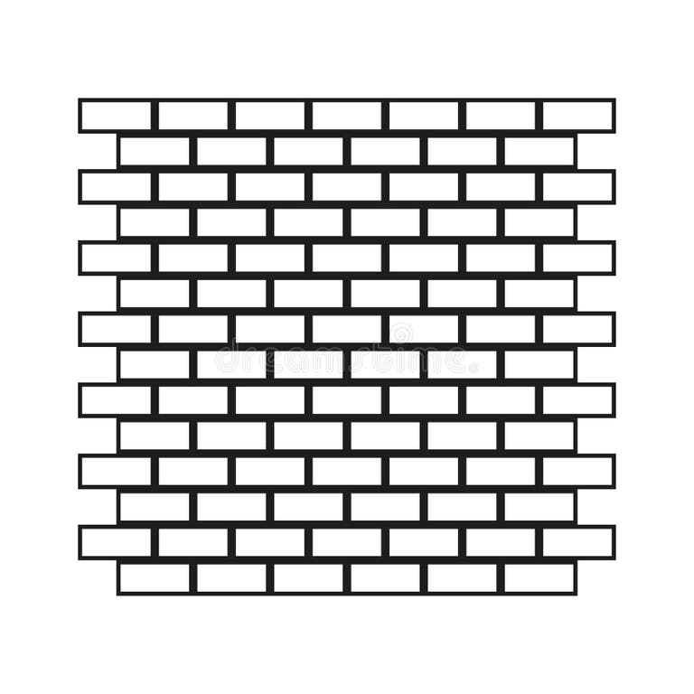 Brick Wall Pattern. Building Texture Design. Masonry Construction ...
