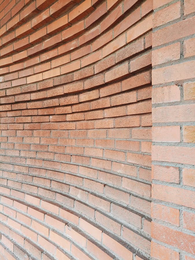 Brick Wall Pattern Rounded Monochrome Stock Photo - Image of brick ...