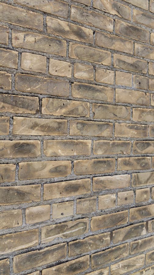 Brick Wall Perspective View Stock Photo - Image of backgrounds, dark ...