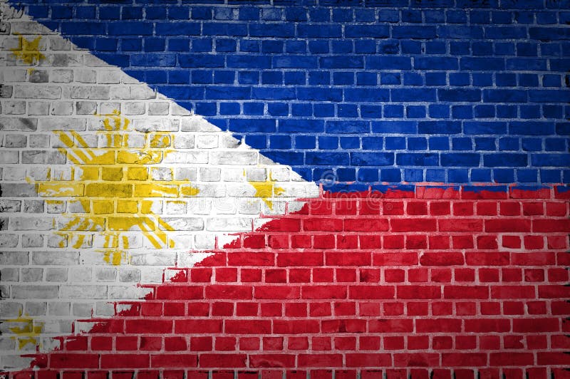 Brick Wall Philippines stock illustration. Illustration of weathered ...