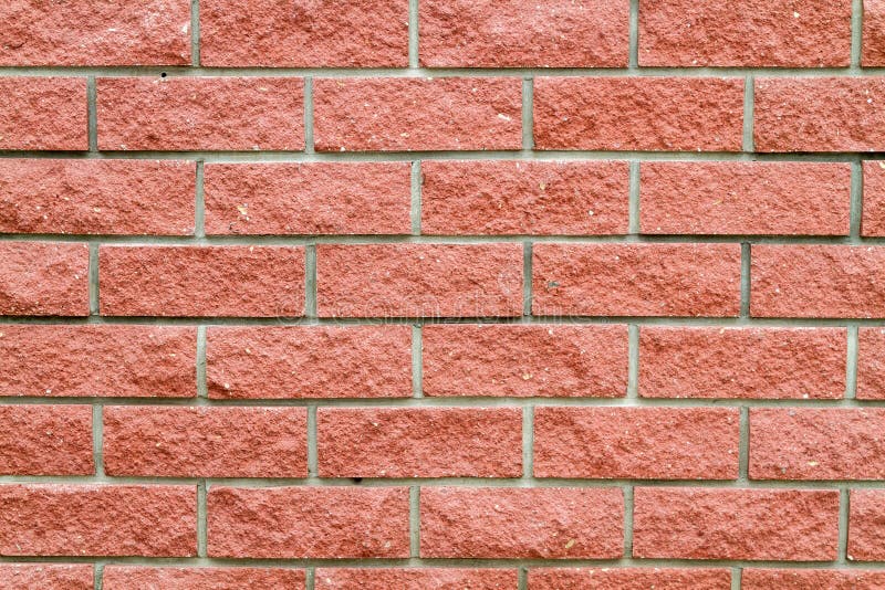 Brick wall of pink stone stock image. Image of granite - 38814847