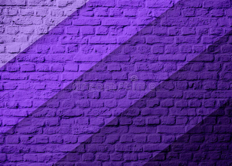 Brick Wall Purple Colour Background Texture, Layers, Concept Stock ...