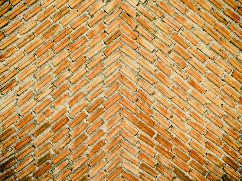 Brick Wall Put Style Triangle Stock Photo - Image of cracked, block ...