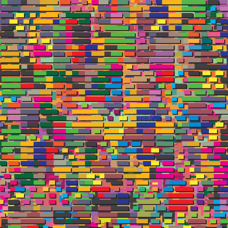 Brick Wall Rectangle Squares Modern Fabric Interior Background Pattern ...