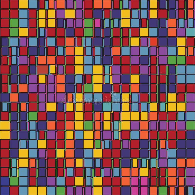 Brick Wall Rectangle Squares Modern Fabric Interior Background Pattern ...