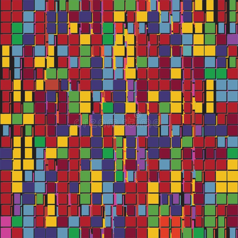 Brick Wall Rectangle Squares Modern Fabric Interior Background Pattern ...