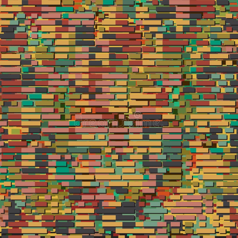 Brick Wall Rectangle Squares Modern Fabric Interior Background Pattern ...