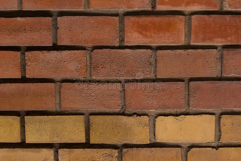 Brick Wall Rectangular Brown Block Base Grunge Urban Design Base Close ...