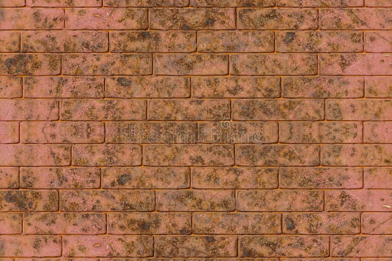 Brick Wall, Rust-coloured Texture Stock Image - Image of design, wall ...