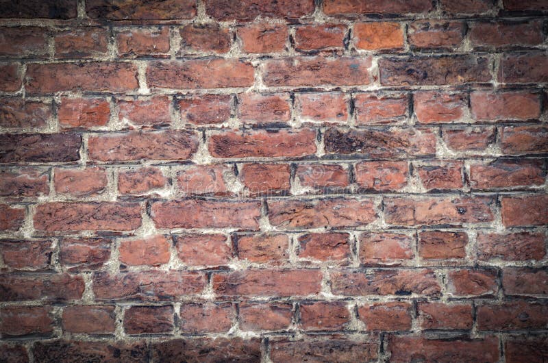 Brick Wall, Rustic Look, Background Texture Stock Image - Image of ...