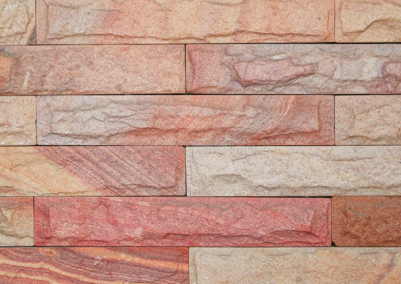 Brick Wall Sandstone Texture Vintage Background Pattern and Color Stock ...