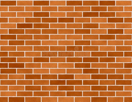 Brick Wall Seamless Background Small Bricks Stock Illustration ...