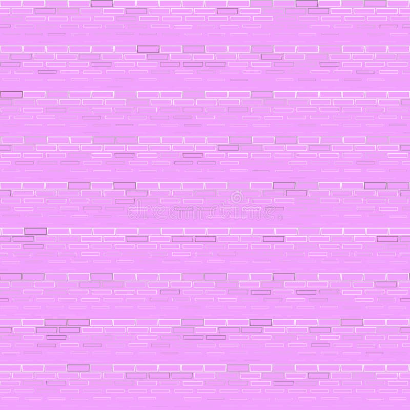 Brick Wall Seamless Pattern Background. Horizontal Seamless Brick ...