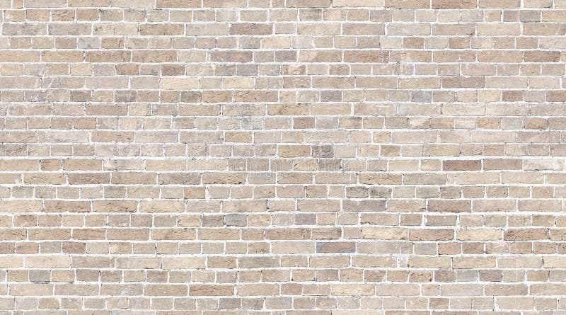 Beige Brick Wall Seamless Pattern. Stock Image - Image of chalk, design ...