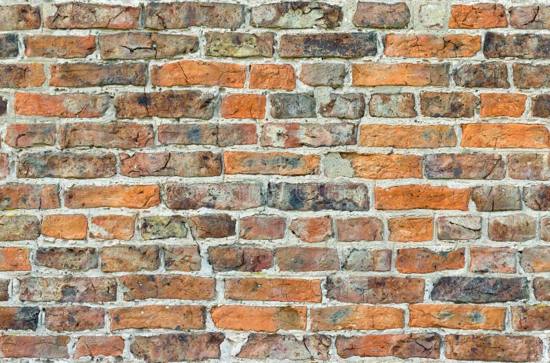 Brick Wall Seamless Tileable Texture or Background Stock Image - Image ...