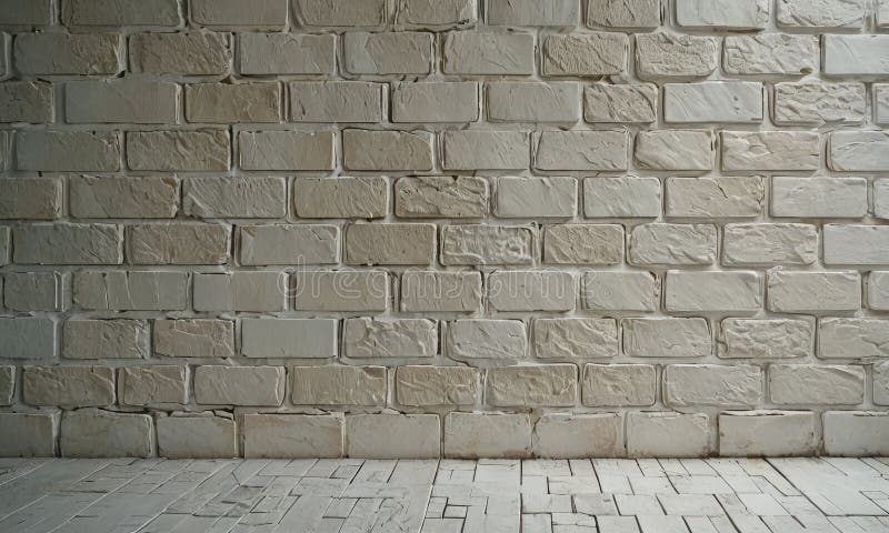 A Brick Wall is Shown with a Few Bricks Missing, Creating a Patterned ...
