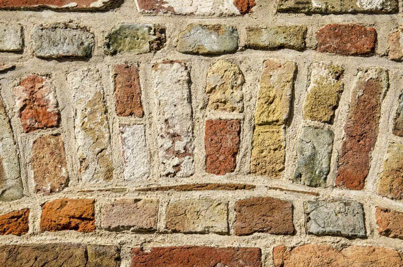 Brick Wall with Soldier Course Stock Image - Image of soldier, brick ...