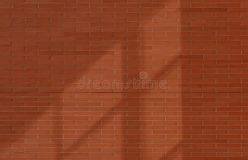 Brick Wall Texture Background,Exterior Red Wall Building with Light and ...