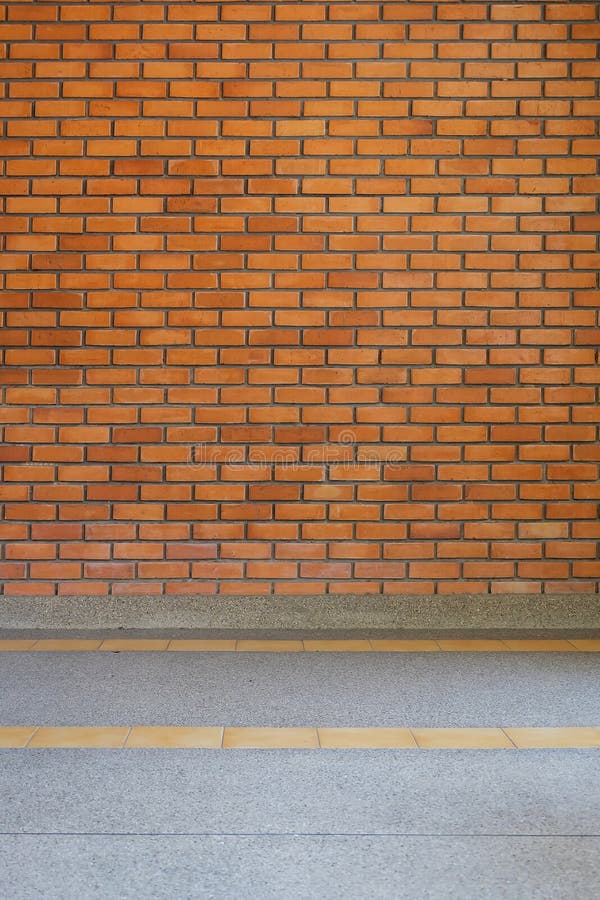 Brick Wall Texture Background and Small Gravel Stone Stock Photo ...