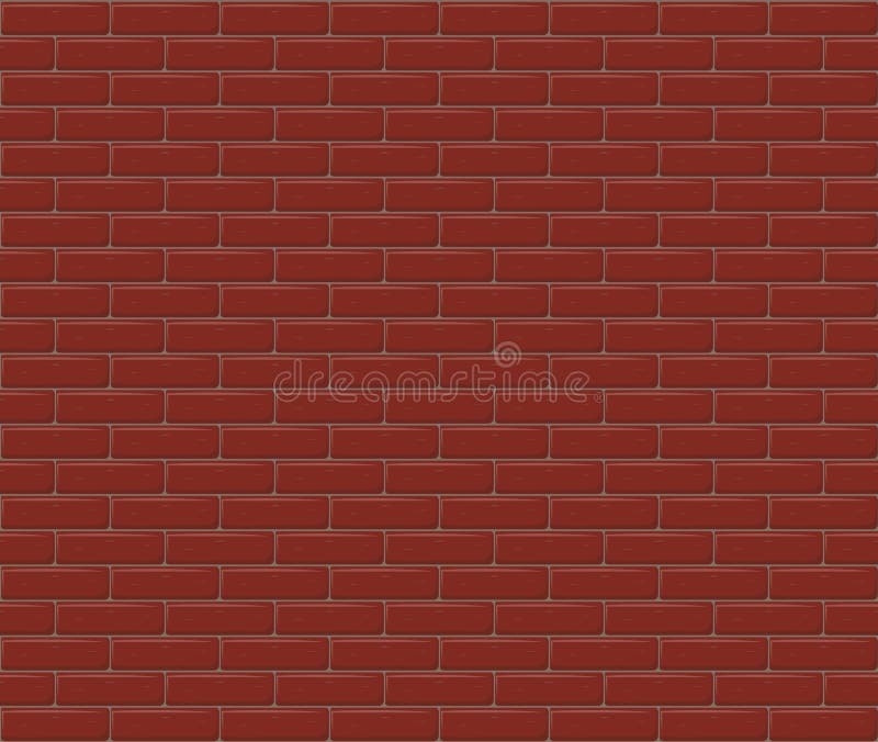 Brick Wall Texture Beautiful Banner Wallpaper Design Illustration Stock ...