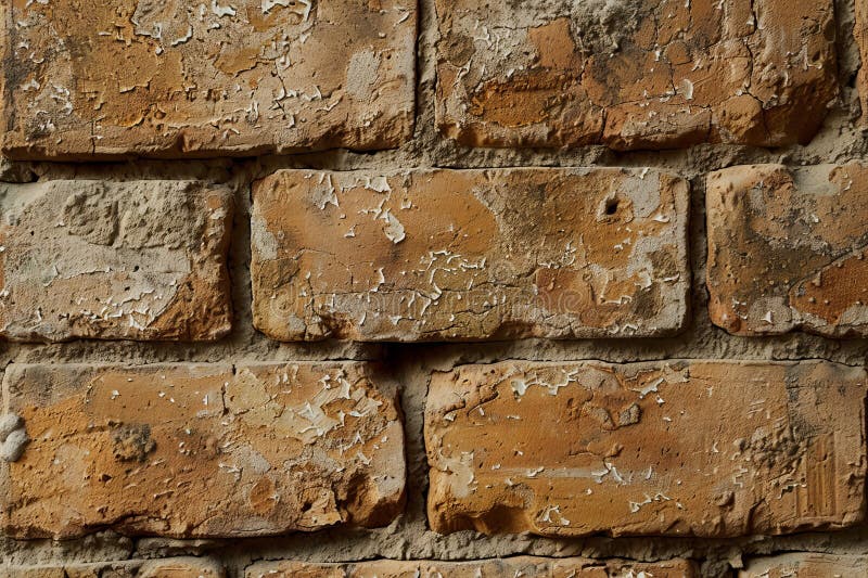 Brick Wall Texture Close Up with Distinct Bricks and Mortar Details for ...