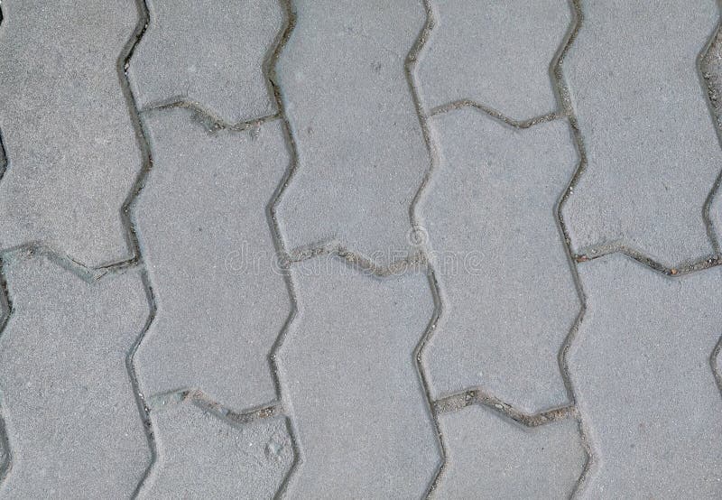 Brick Floor Texture Grey Concrete Brick Waves Pattern Graphical ...