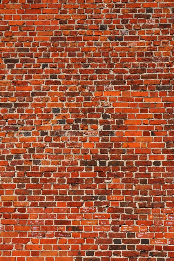Brick Wall Texture. Pattern of Old and New Bricks. Stock Photo - Image ...